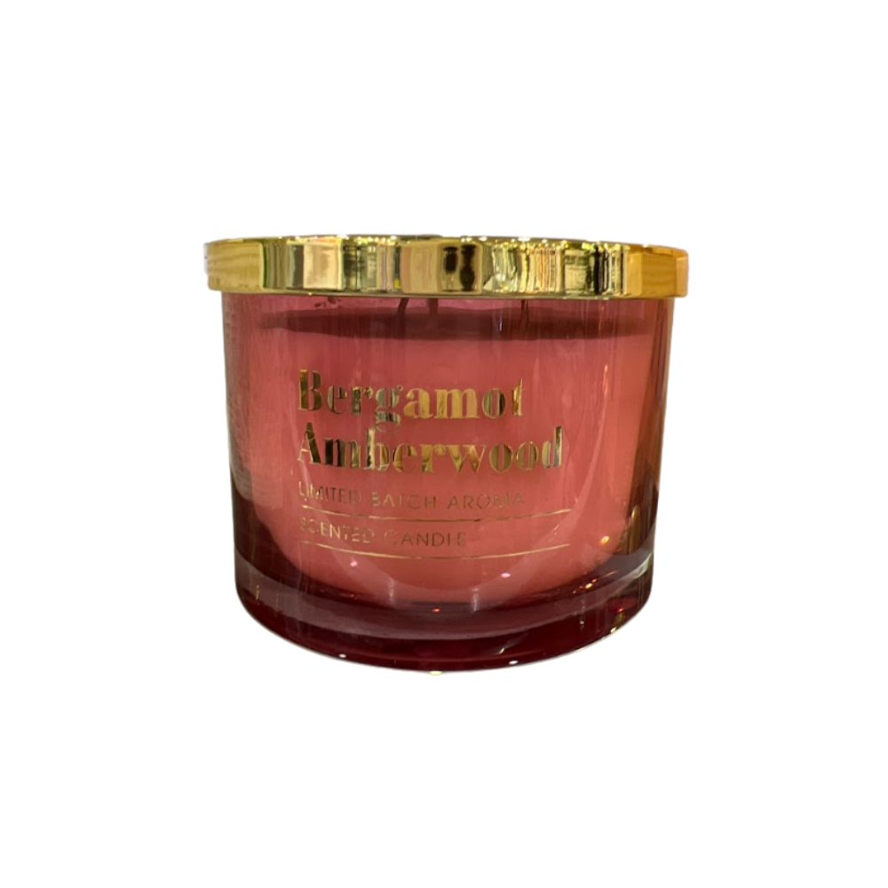 Bergamot Amberwood Scented Candle 340g | Home Candles and Oil Burners ...