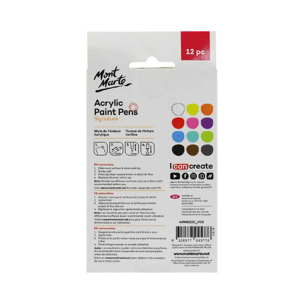 Casaliving Signature Acrylic Paint Pens Broad Tip | Pens & Marker ...