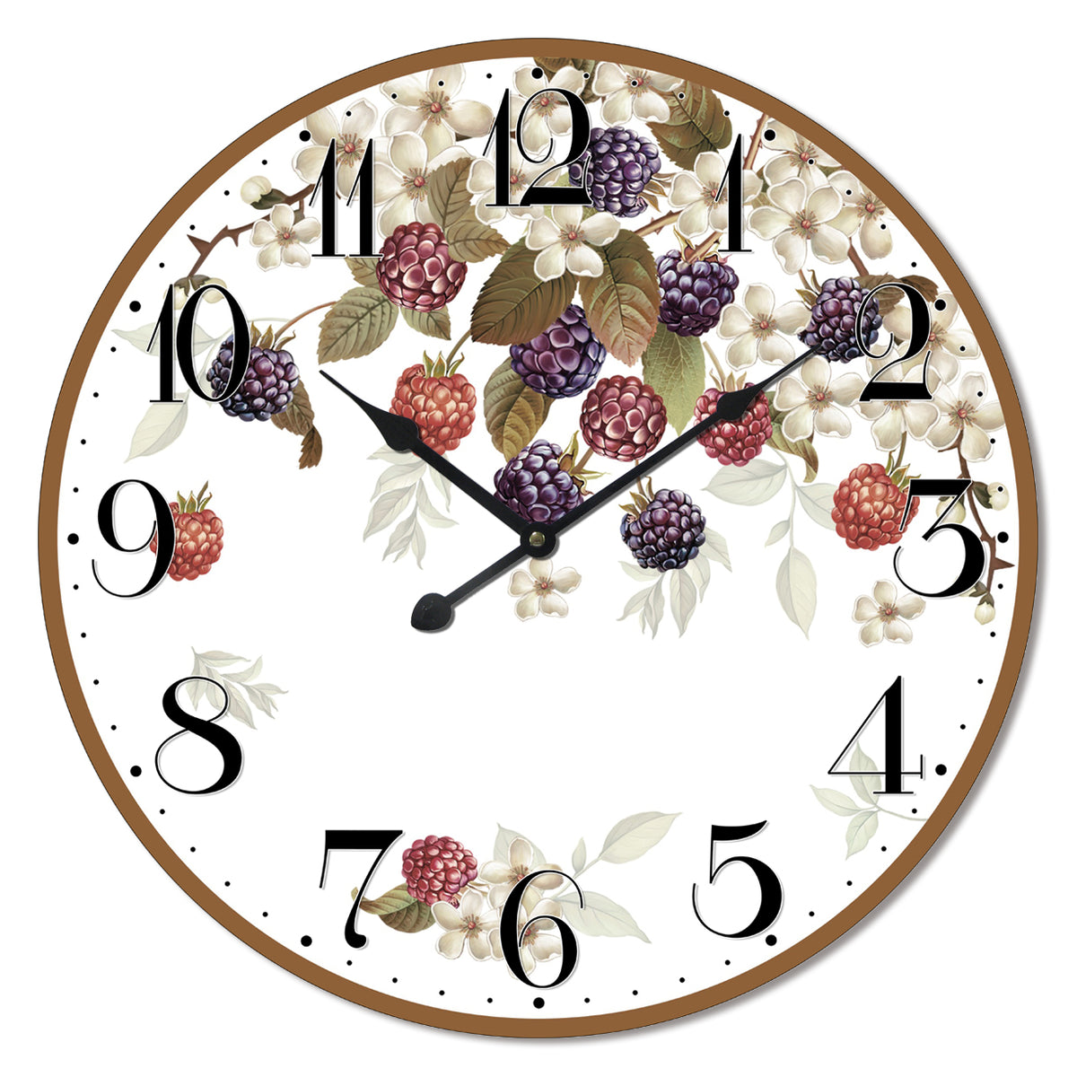 Wild Berry Table Clock | Clocks and Wall clocks by Casaliving — Casa Living